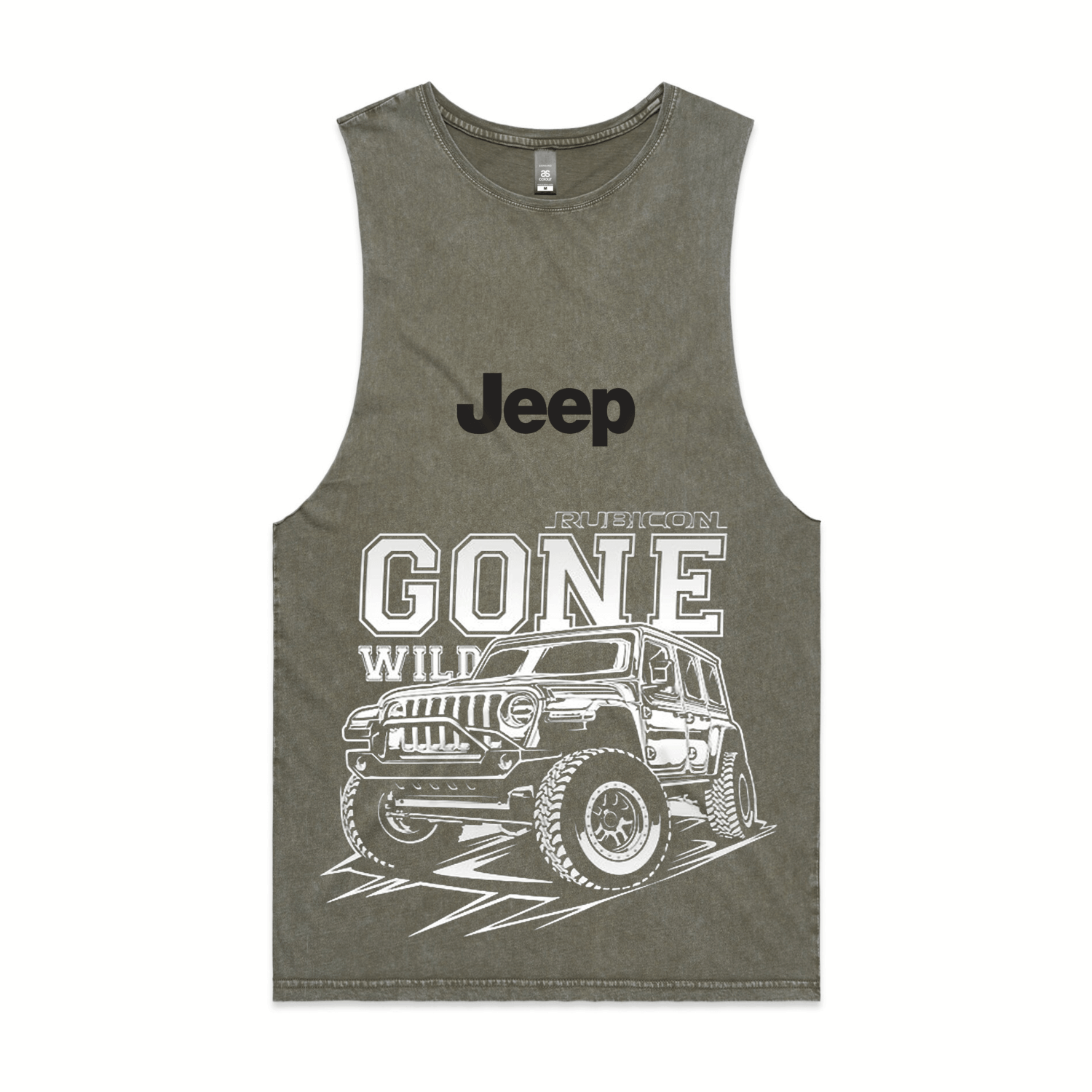 Mens Stone Wash Barnard Tank - Merch.com