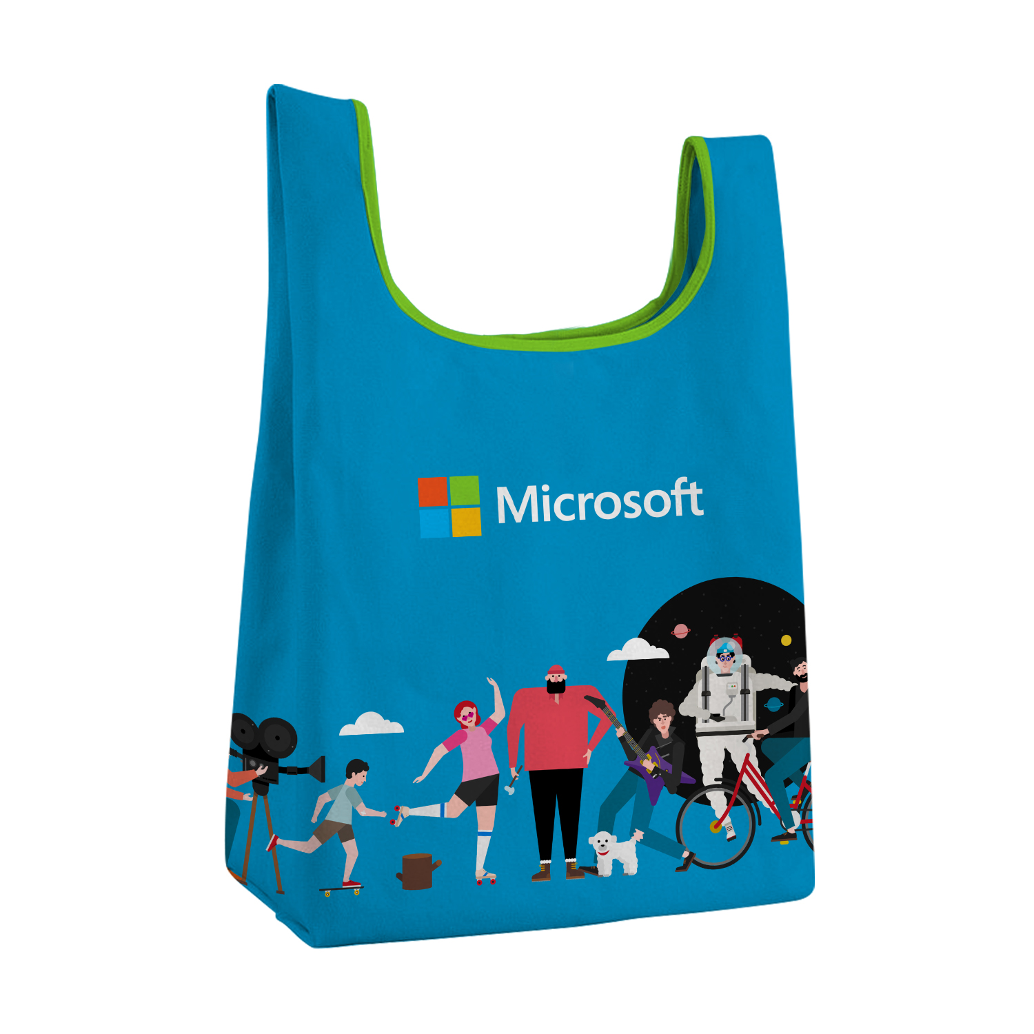 Goods-Tall Custom Foldable Bag - Merch.com